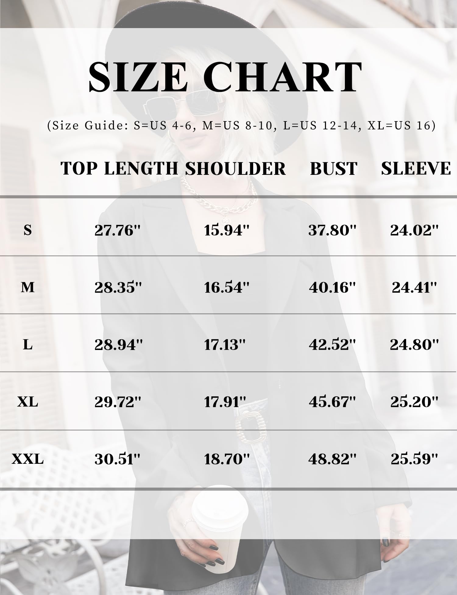 Black Oversized Blazer Jackets for Women Business Casual Open Front Long Blazers for Work Professional Fashion XL