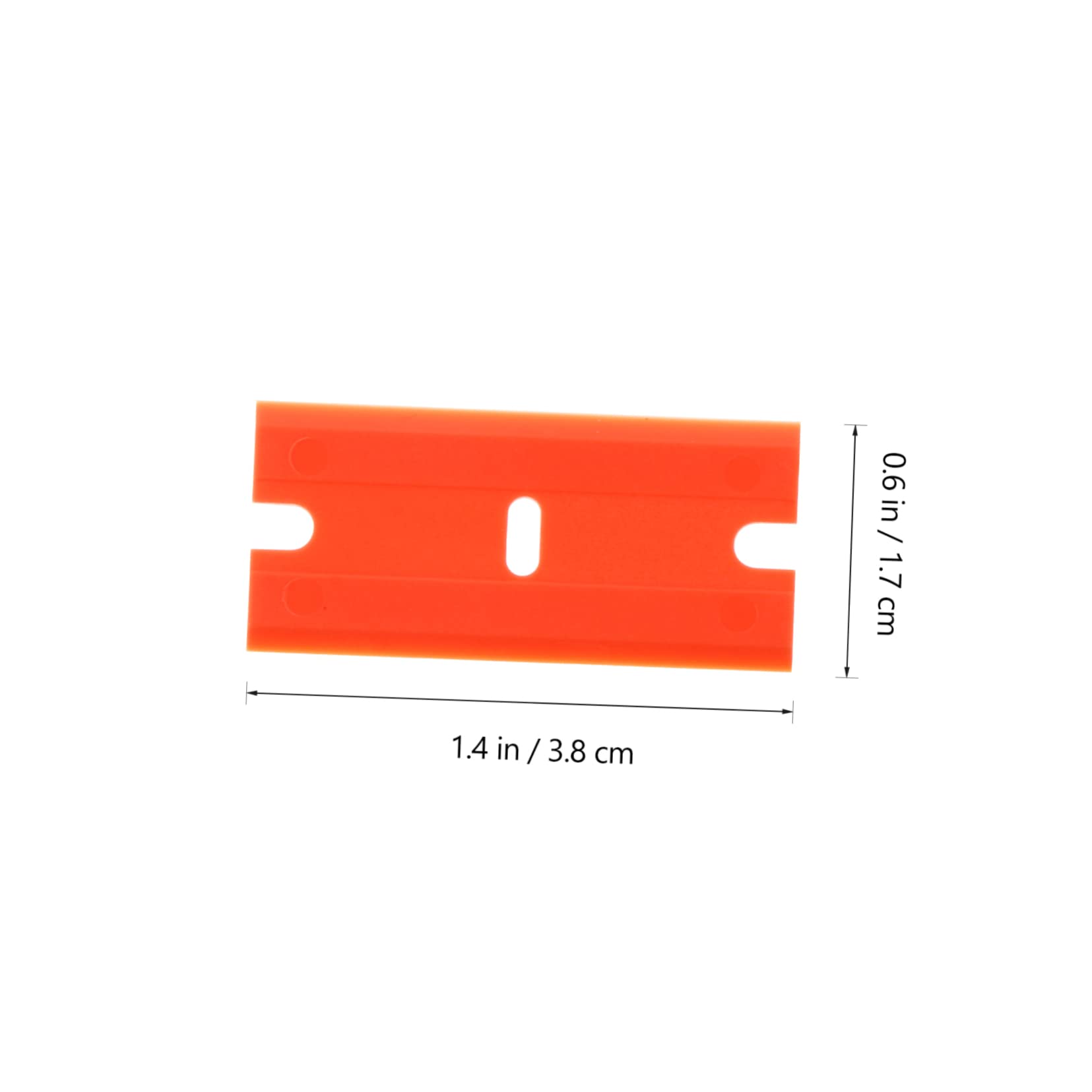 Cabilock 100pcs Scraper Blade Remover Scraper Shovel Blades Spatula Plastic Window Spatula Plastic Cleaning Scraper Sticker Remove Scraper Window Spatula Blades Sticker Removal Scraper
