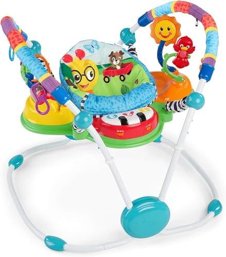 Baby Einstein Neighborhood Friends Activity Jumper with Lights and Music, 6 Months+, Max weight 25lbs., Unisex