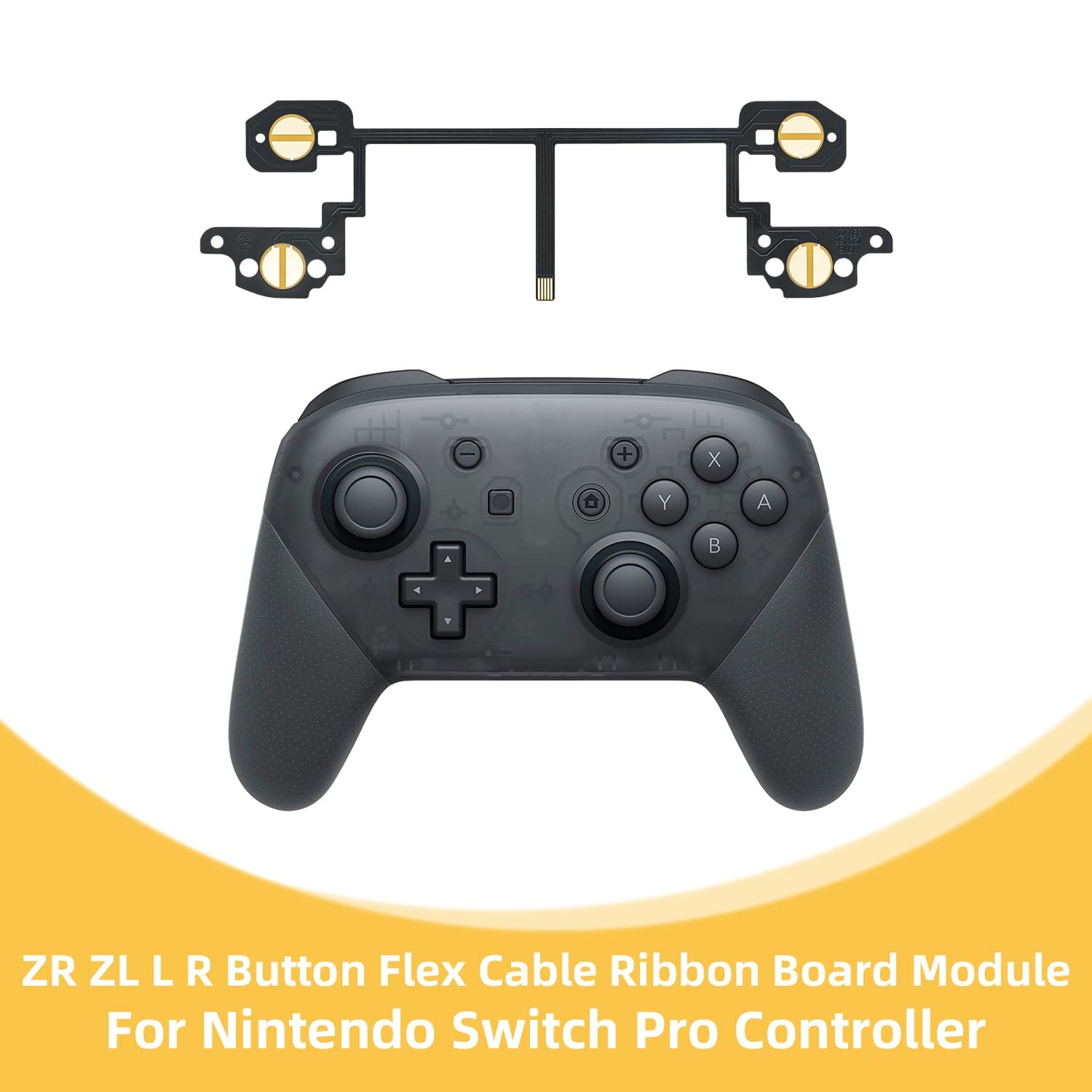 Wigearss ZR ZL L R Button Ribbon Flex Cable Repair Parts for N Switch Pro Controller