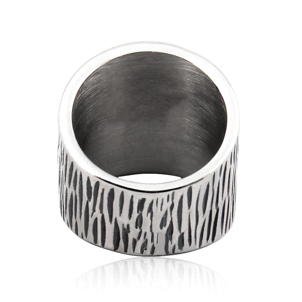 BAVIPOWER Viking Hel Goddess Norse Ring Celtic Charming Unique Stainless Steel Accessory For Men Women