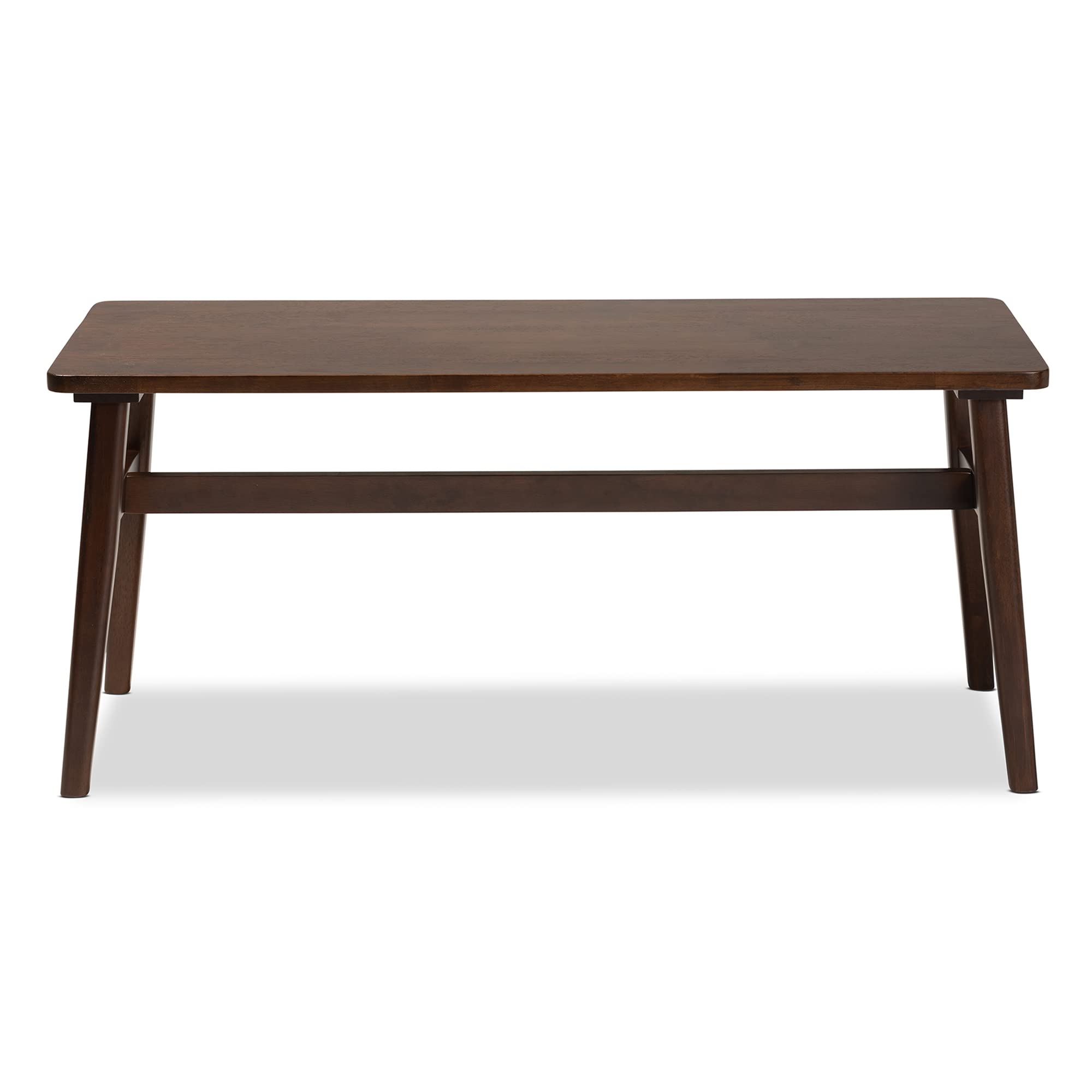 Baxton Studio Boyer Bench, One Size, Dark Brown