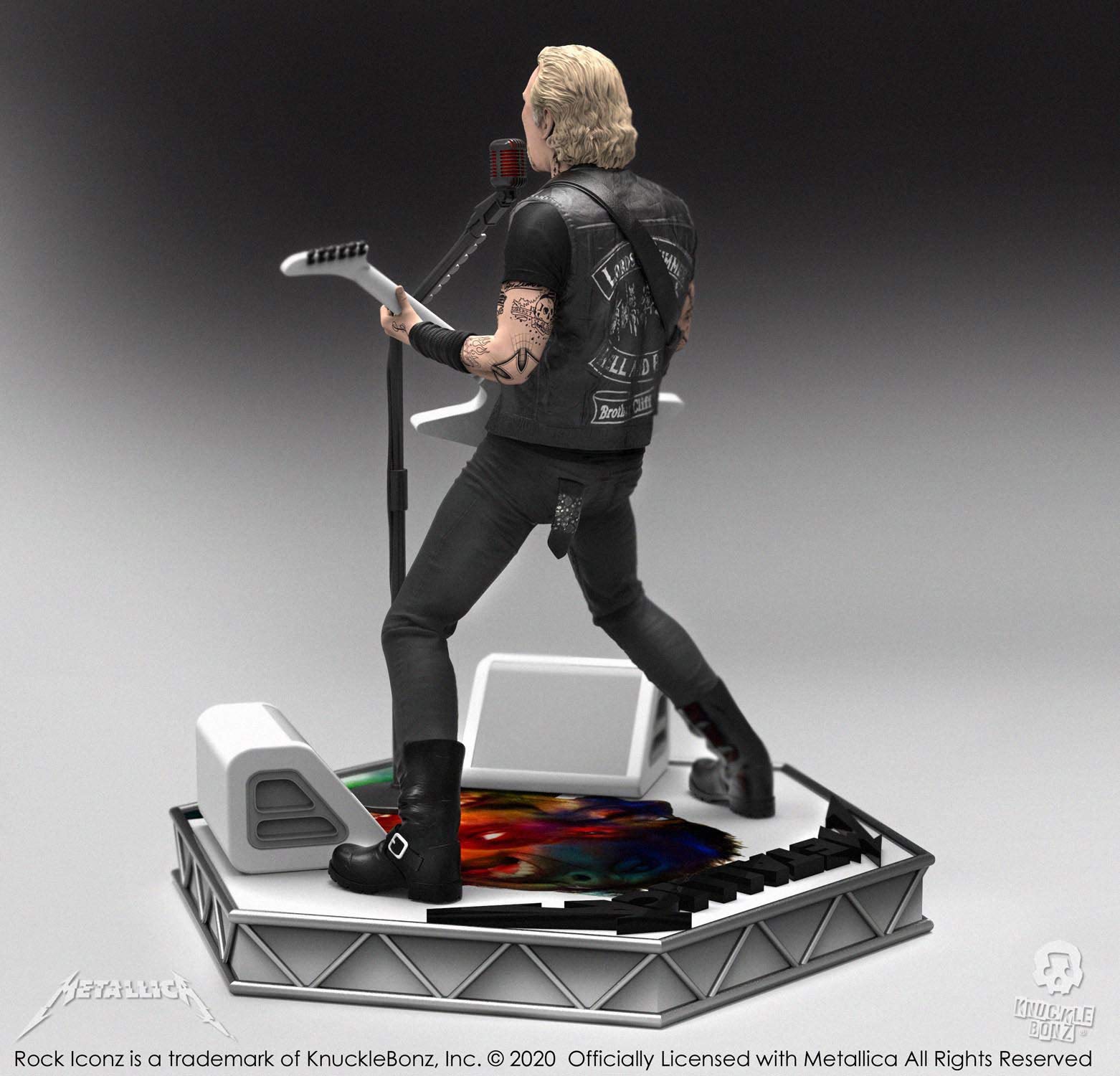 Knucklebonz - James Hetfield (Metallica) Limited Edition Collectible Statue (only 3000 Created) - Rock Iconz, Officially Licensed, Includes CoA