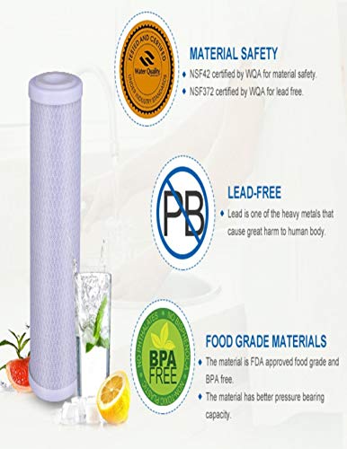 CFS β 4 Pack Activated Carbon Block Water Filter Cartridges Compatible with Rainsoft 21179 Model β Removes Bad Taste & Odor β Whole House Replacement Filter Cartridge β Universal 10" Filter Cartridge