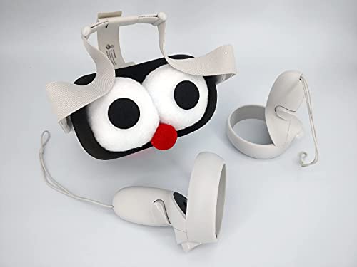 Oculus Quest VR 2 Accessories Lens Cover Funny Eyes Lens Protector with Cute Little Yellow Stickers Skin