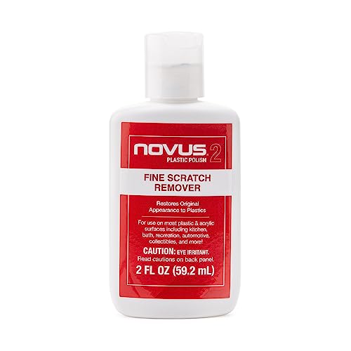 NOVUS 7033 | Plastic Clean & Shine | Fine Scratch Remover #2 | 2 Ounce Bottle