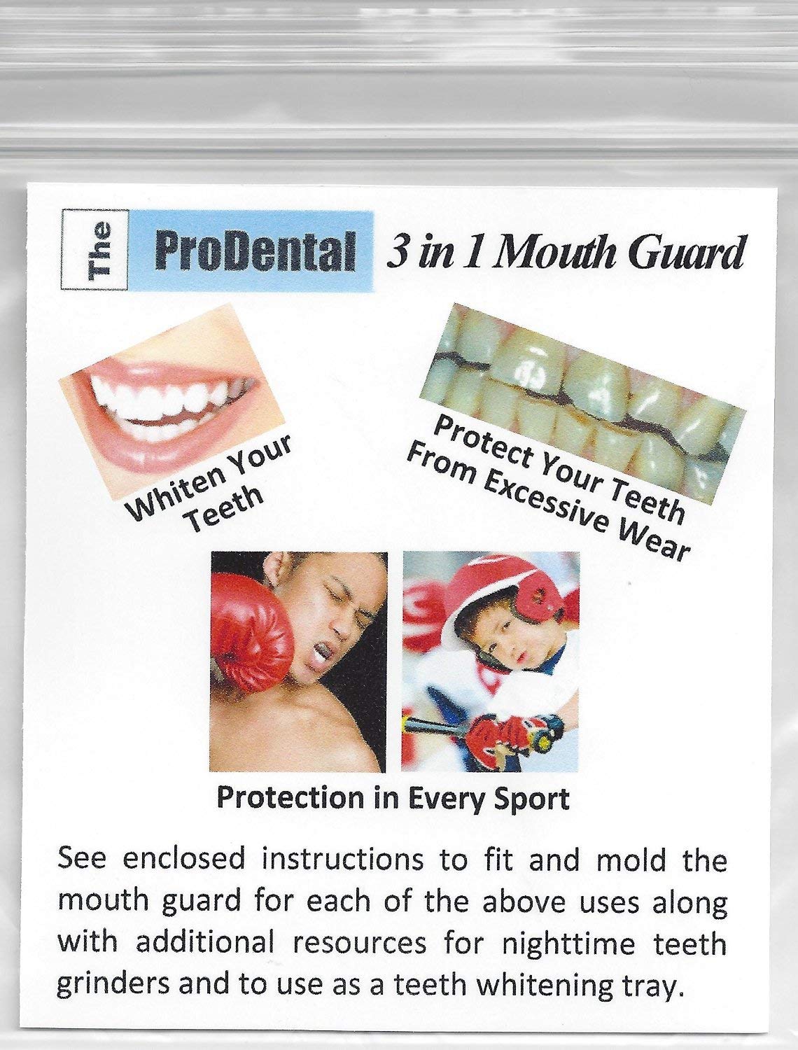Professional Mouth Guard for Grinding Teeth - 6 Customizable Dental Guards - 2 Sizes, USA Made, BPA Free, Eliminate Bruxism, Teeth Clenching, Also for Sports & Teeth Whitening