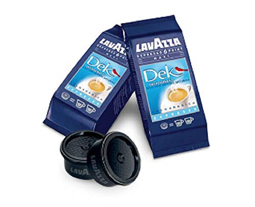 Lavazza Decaffeinated DEK Espresso Point Cartridges (50 Capsules) Single-Serve Coffee Capsules & Pods