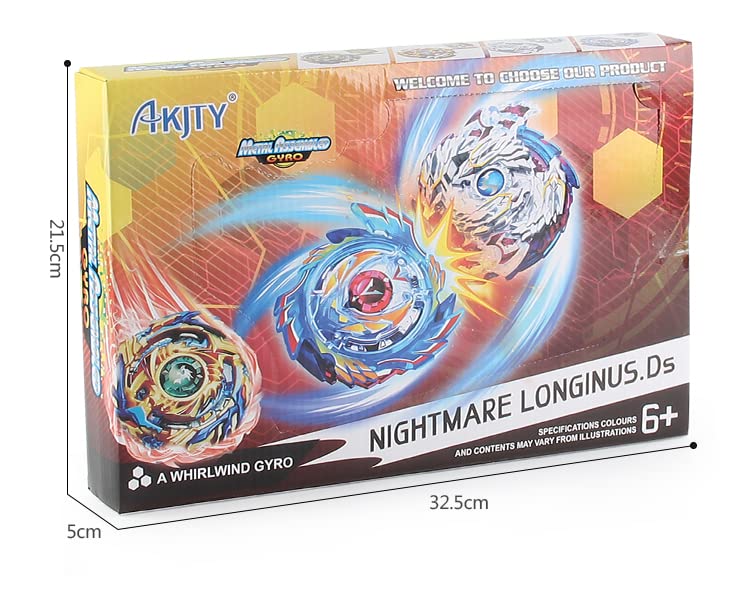 Bey Battle Burst Battle Evolution Metal Fusion Attack Set with 4D Launcher Grip Set