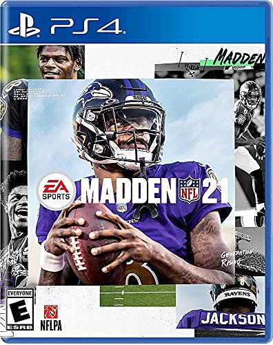 PS4 Playstation 4 Pro 1TB Console with Madden NFL 21 Pro 1TB Jet Black 4K HDR Gaming Console, Wireless Controller and NFL 21 Game Disc (Renewed)