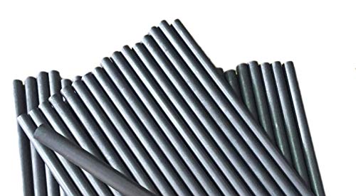 CGjiogujio 5pcs Dia. 4mm L 200mm 99.99% Graphite Electrode Cylinder Rod