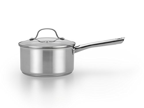 T-fal E75824 Performa Stainless Steel Dishwasher Safe Oven Safe Sauce Pan Cookware, 3-Quart, Silver