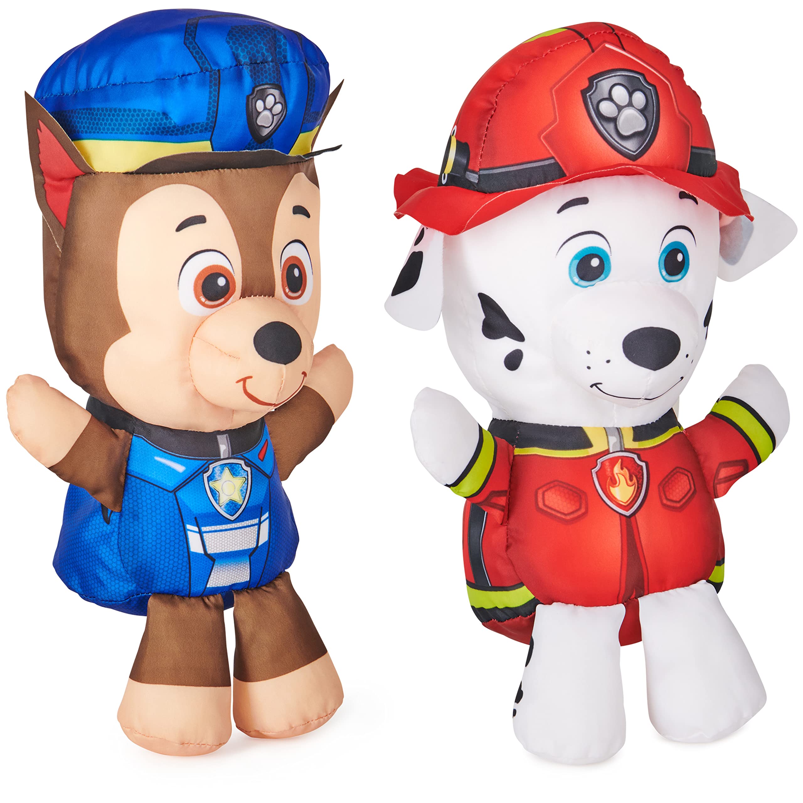 Swimways Nickelodeon Paw Patrol Chase and Marshall Swim Huggable 2-Pack, Floating Paw Patrol Toys for Kids Ages 1+