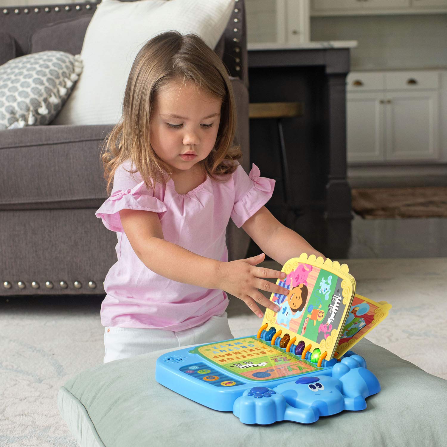 LeapFrog Blue's Clues and You! Skidoo Into ABCs Book, Blue