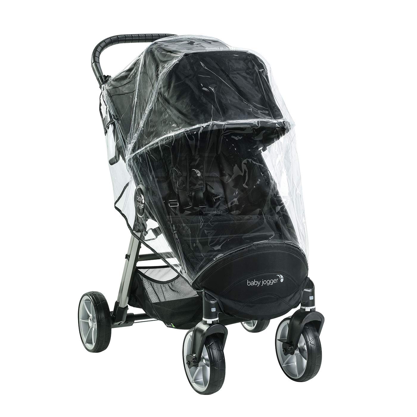 Baby Jogger Weather Shield Pushchair Rain Cover | for City Mini 2 (4-Wheel) Single Strollers | Blocks Rain, Snow & Wind