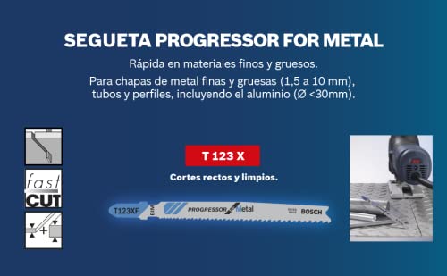 Bosch 2607010515 Jigsaw Blade T123XF/T234X/T345XF 3 Pcs