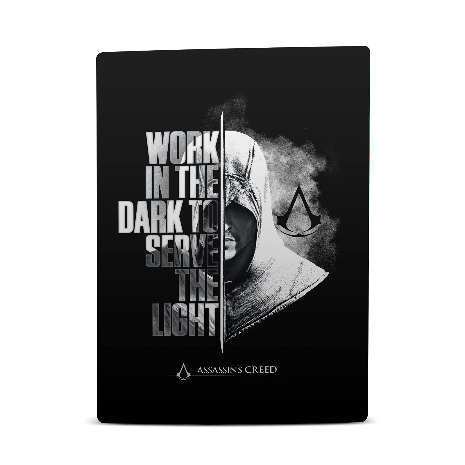 Head Case Designs Officially Licensed Assassin's Creed Half Legacy Typography Vinyl Faceplate Gaming Skin Decal Compatible With Sony PlayStation 5 PS5 Digital Edition Console and DualSense Controller