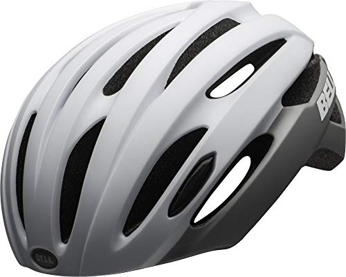 Bell Avenue MIPS LED Adult Road Bike Helmet (Matte/Gloss White/Gray (2020), Universal Women's (50-57 cm))