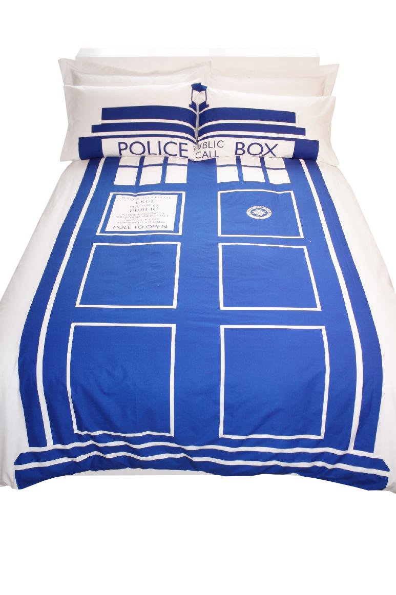 Doctor King Size King Who Tardis Duvet Set