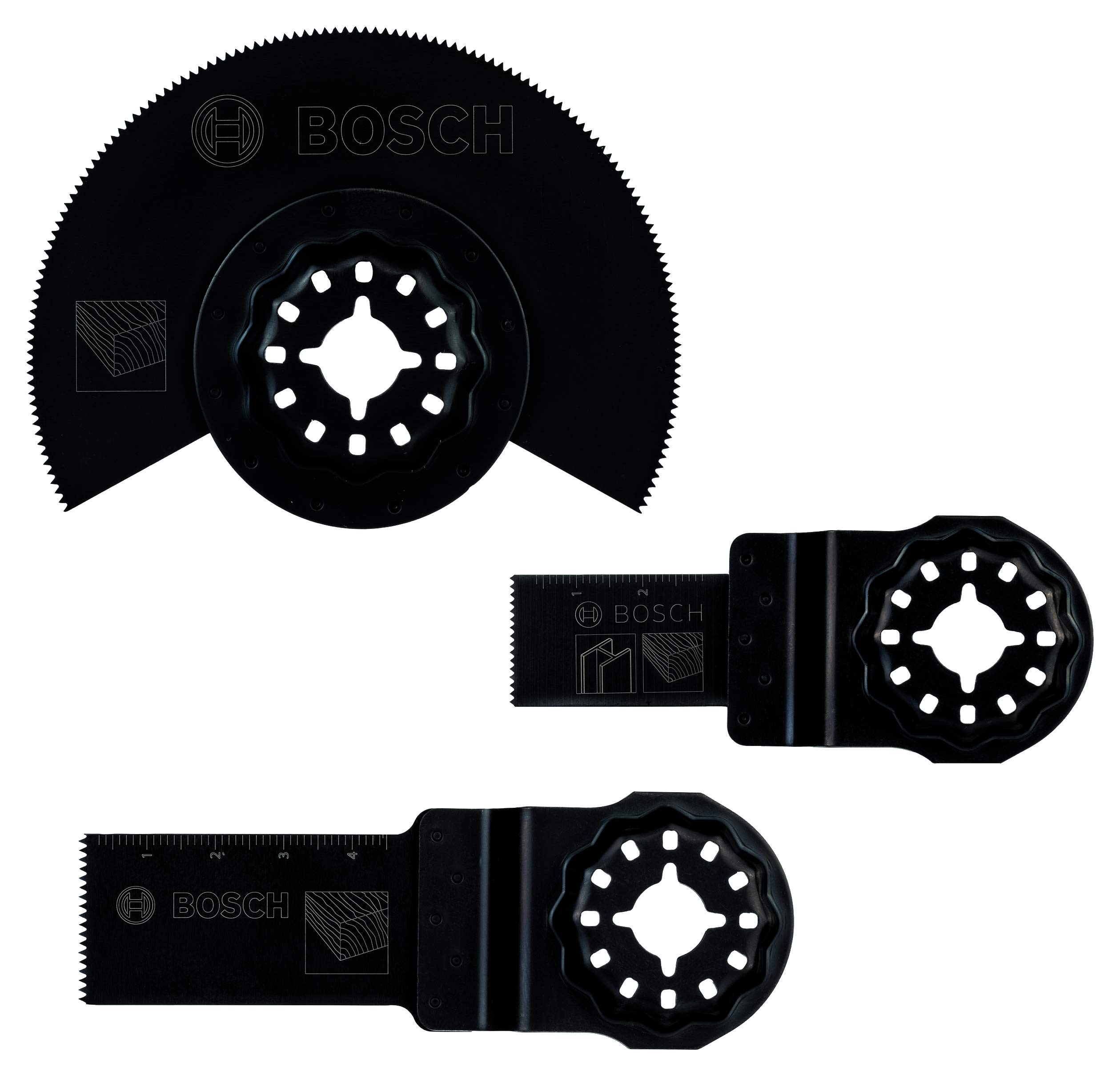 Bosch 2607017323 Multi-Cutter „Wood“ For Multifunction Devices 3 Pcs