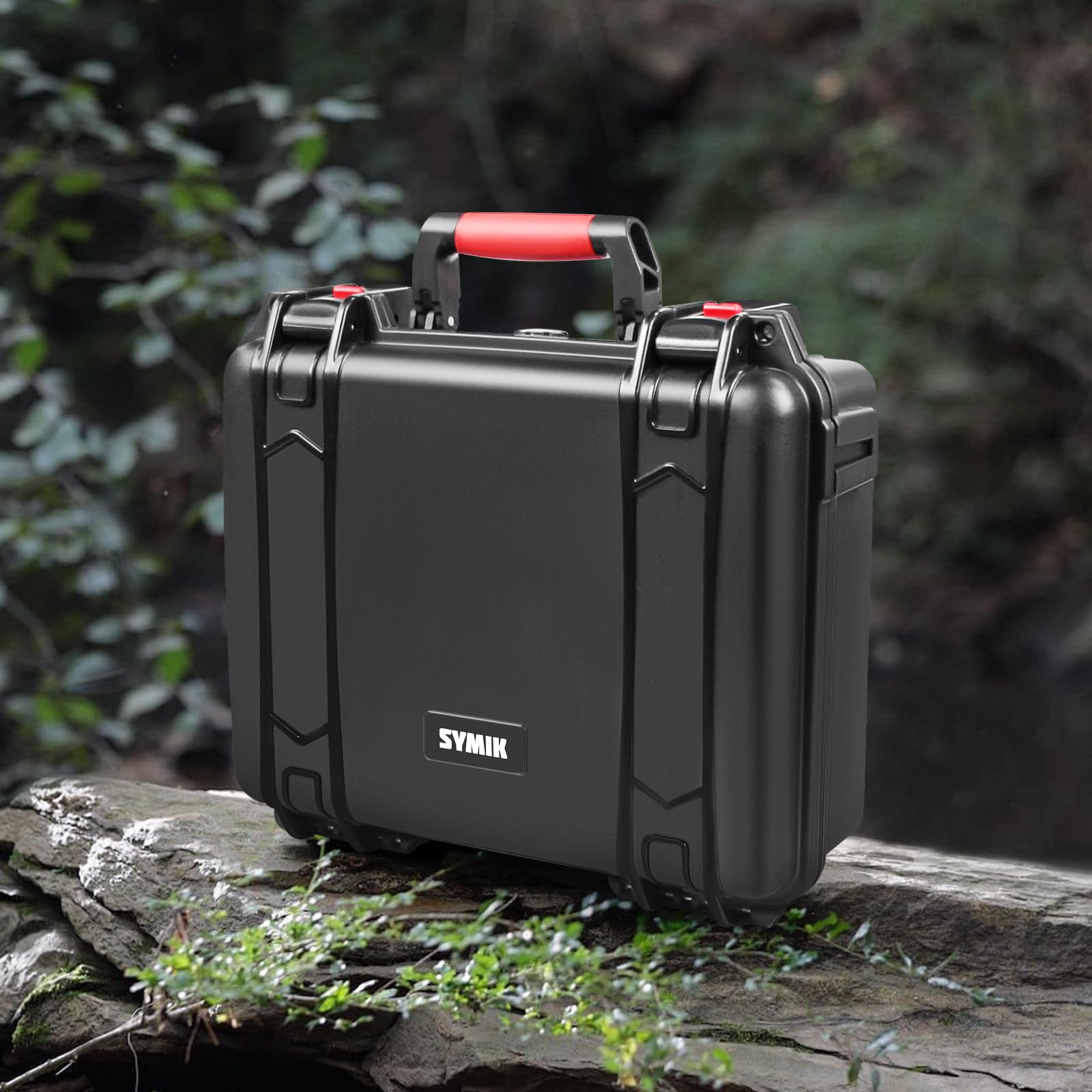 SYMIK P300-MM Waterproof Hard Carrying Case for DJI Mini 2, Mini SE, Mavic Mini 1 Drone/Fly More Combo and Accessories; Professional Grade Case Made of PP Plastic Alloy for Complete Protection