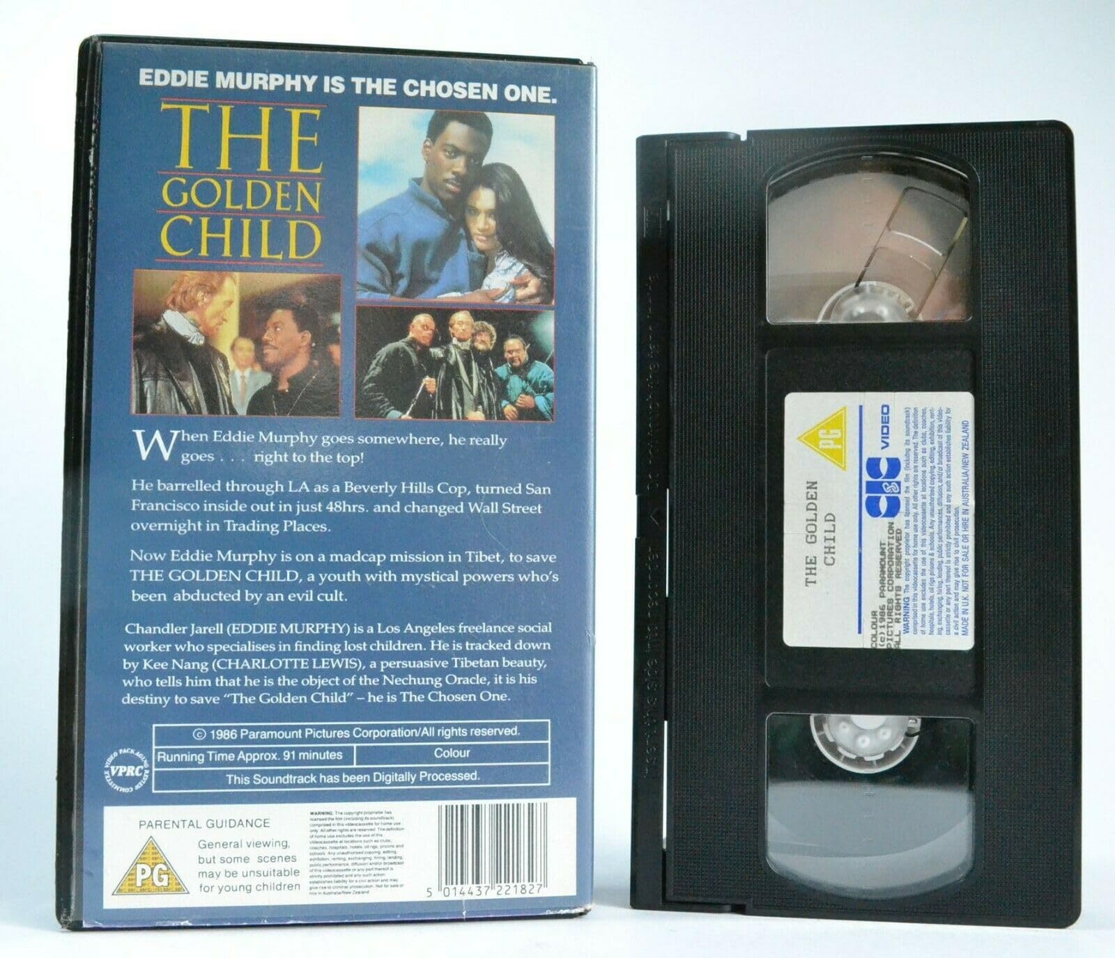 The Golden Child [VHS] [VHS Tape] (2002) Eddie Murphy; Charles Dance; Charlot...
