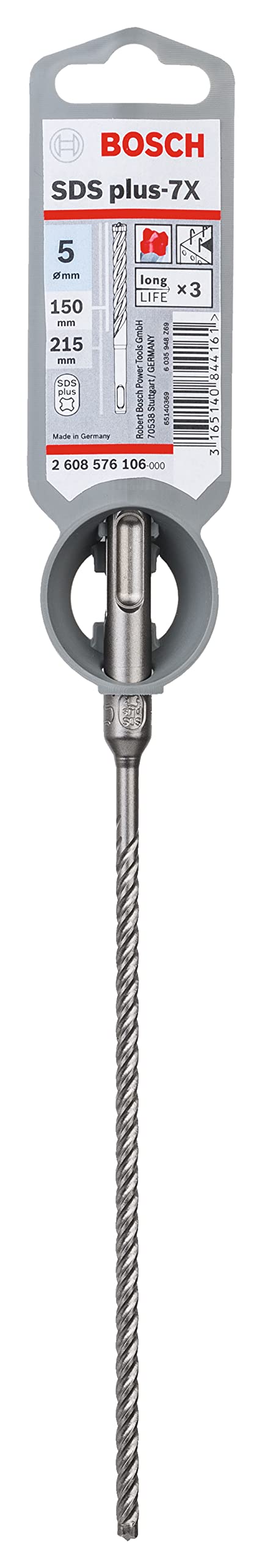 Bosch 2608576148 Hammer Drill Bit SDS-Plus-7X 11mmx22.56In