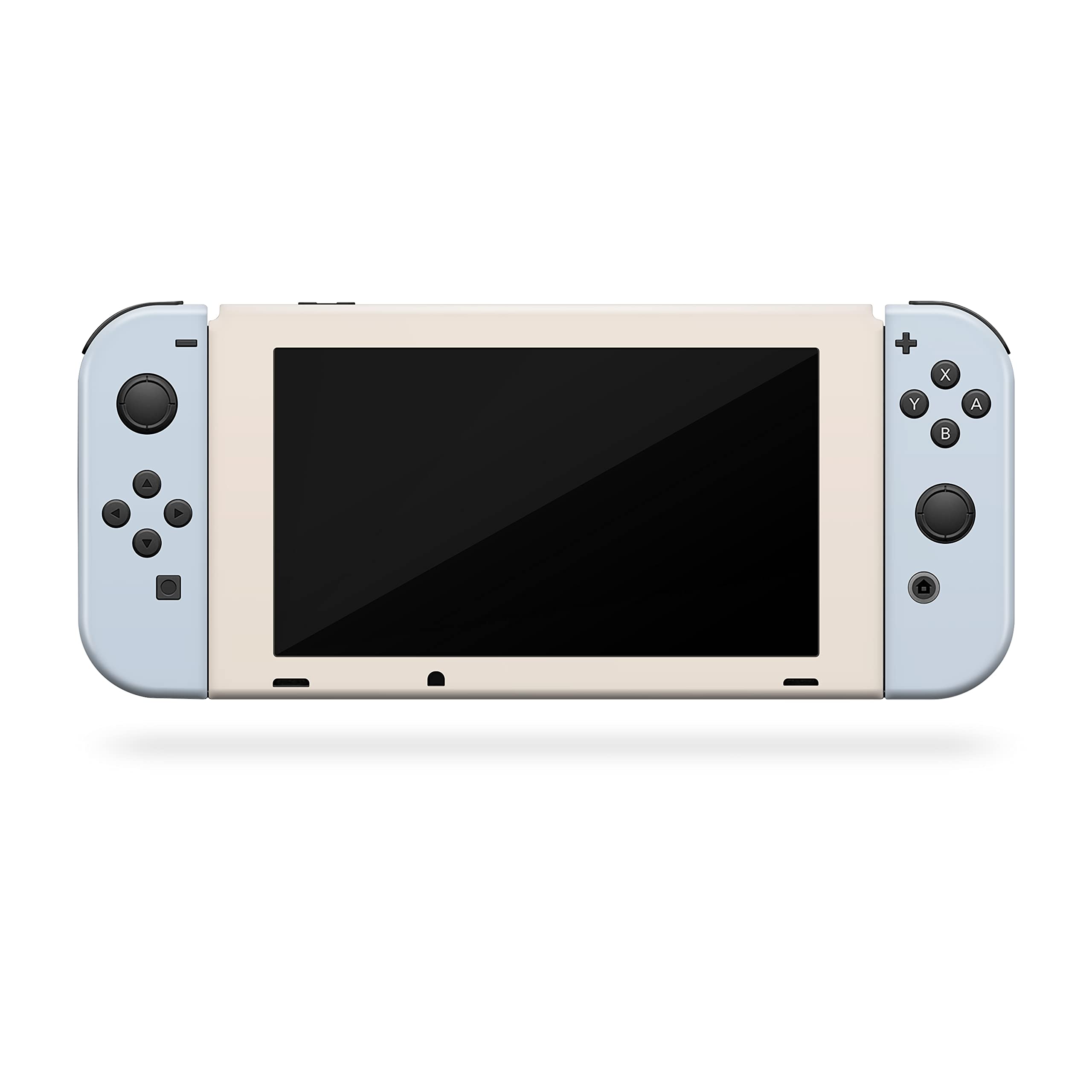 Tacky Design Cute Dog Skin Compatible with Nintendo Switch Skin Wrap Cover, Kawaii Blue Skin for Nintendo Switch Stickers, Premium Vinyl 3M Full Wrap Decal, Compatible with Joy-Con, Console, Dock.