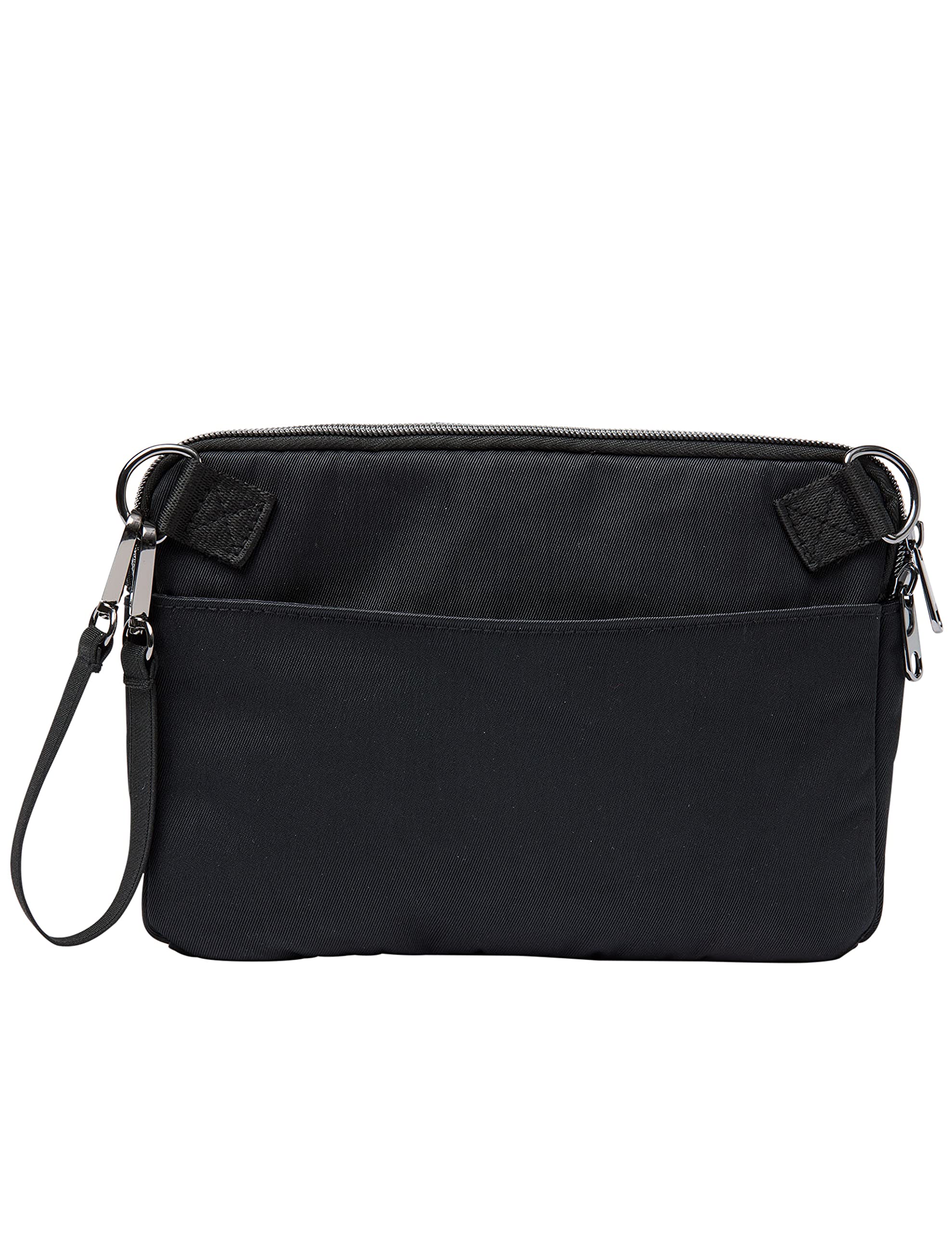 HeartSoul Harper Utility Women's Crossbody Handbags, Nurse Bag, One Size, Black with Black Straps