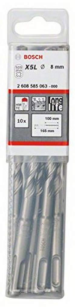 Bosch 2608585063 Hammer Drill Bit SDS-Plus-7 8mmx6.5In 10 Pcs
