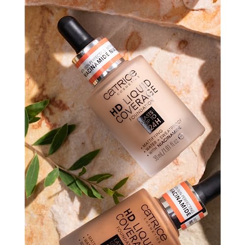 Catrice | HD Liquid Coverage Foundation | High & Natural Coverage | Vegan & Cruelty Free (010 | Light Beige)