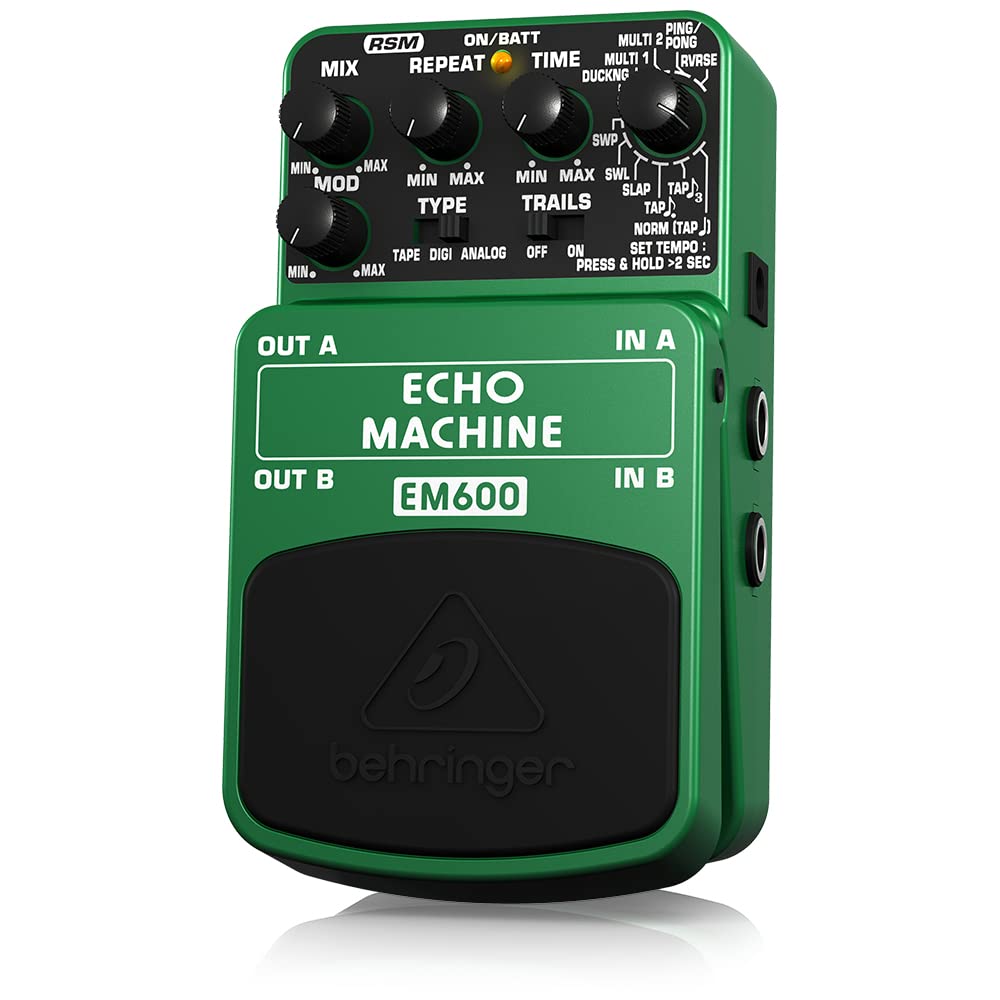 Behringer Echo Machine Em600 Ultimate Echo Modeling Effects Pedal