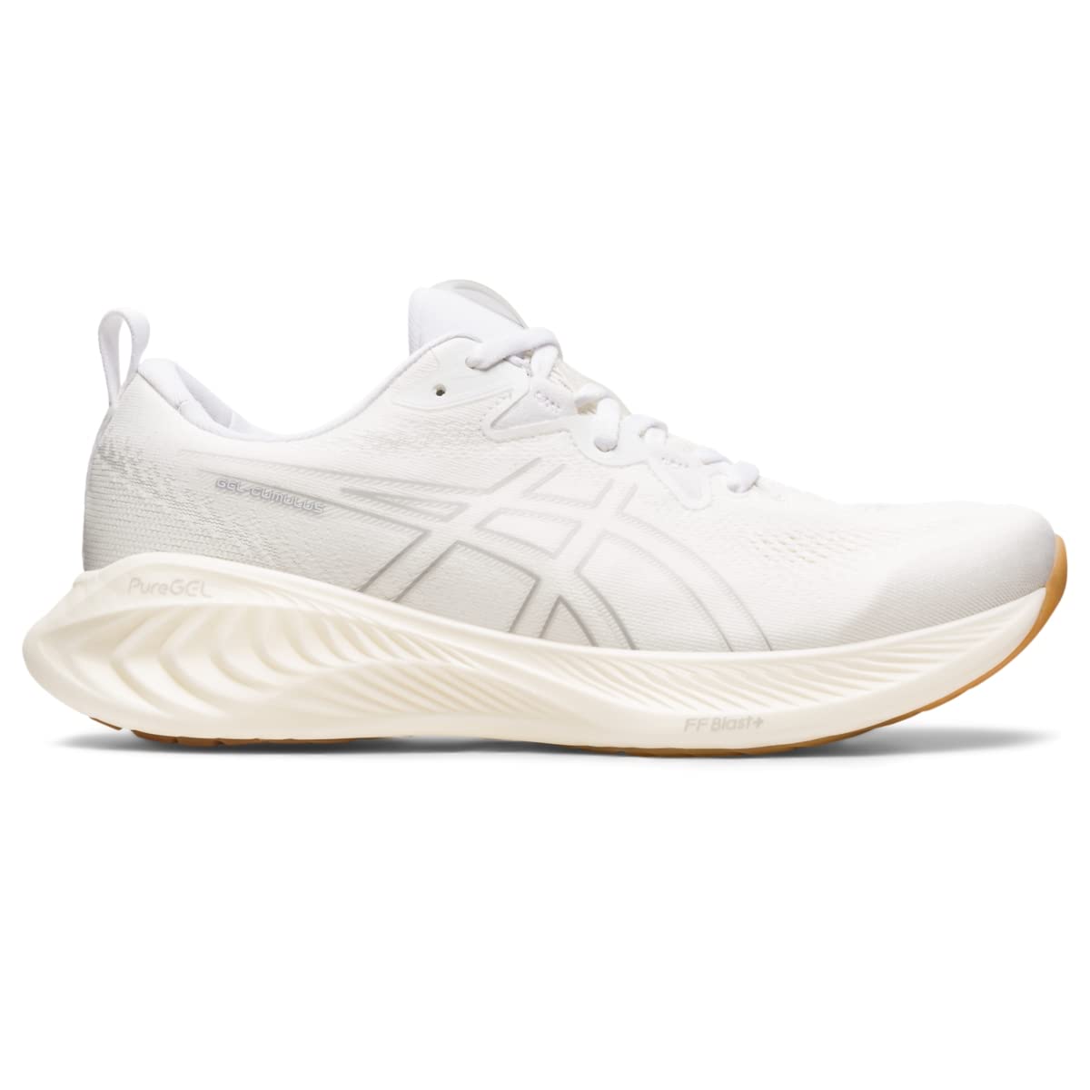 ASICS Men's GEL-CUMULUS 25 Running Shoes, 10.5, WHITE/WHITE