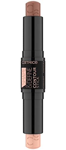 Catrice | Shape & Define Contour Stick | Dual Ended Cream Highlight & Contour | Easy to Apply & Blend | Vegan & Cruelty Free | Free From Parabens, Gluten, Phthalates & Microplastics (020 |Medium)