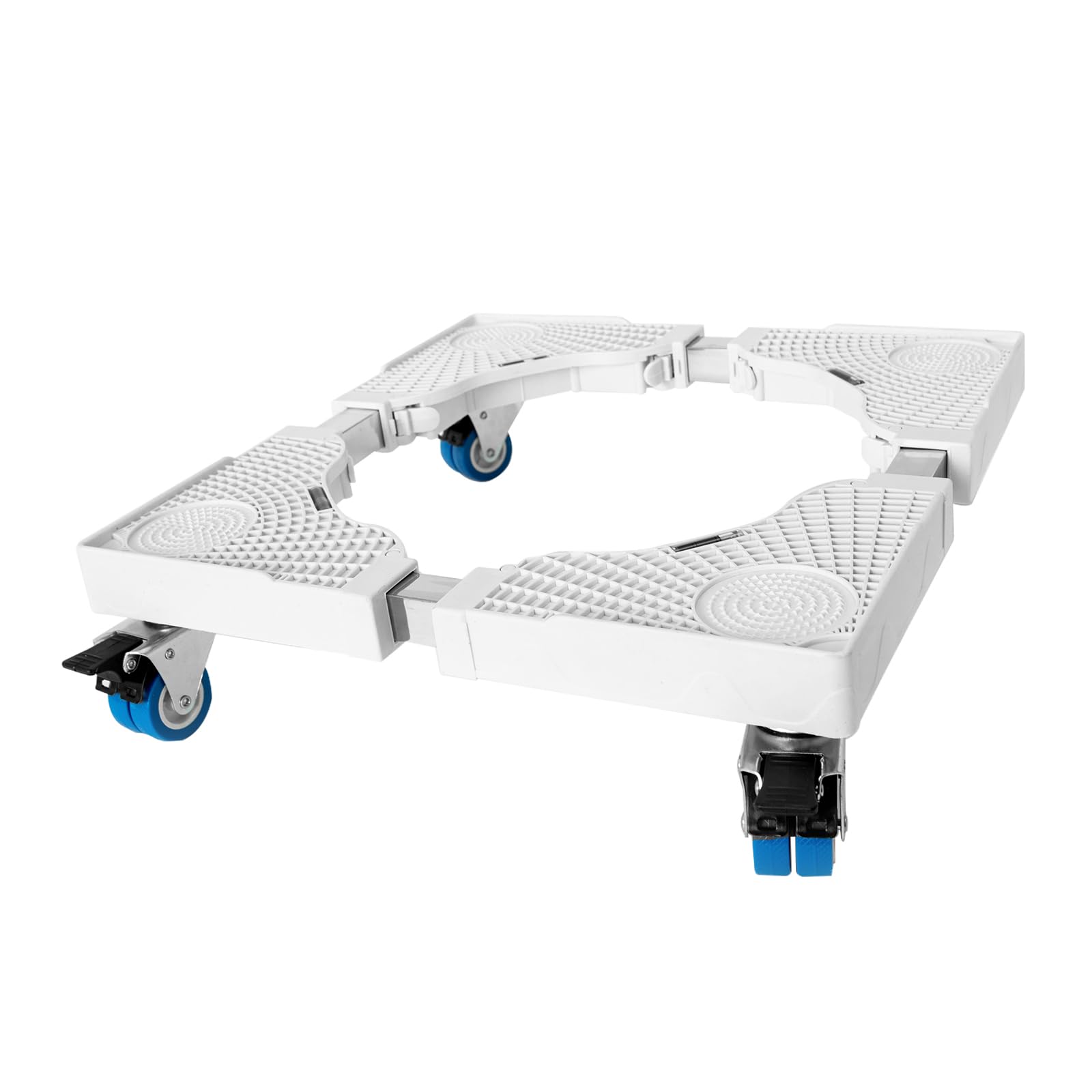DUPDMKIN Mini Fridge Stand Washing Machine Dolly Mini Refrigerator Stand with Brake Adjustable Refrigerator Dolly (8 wheels)