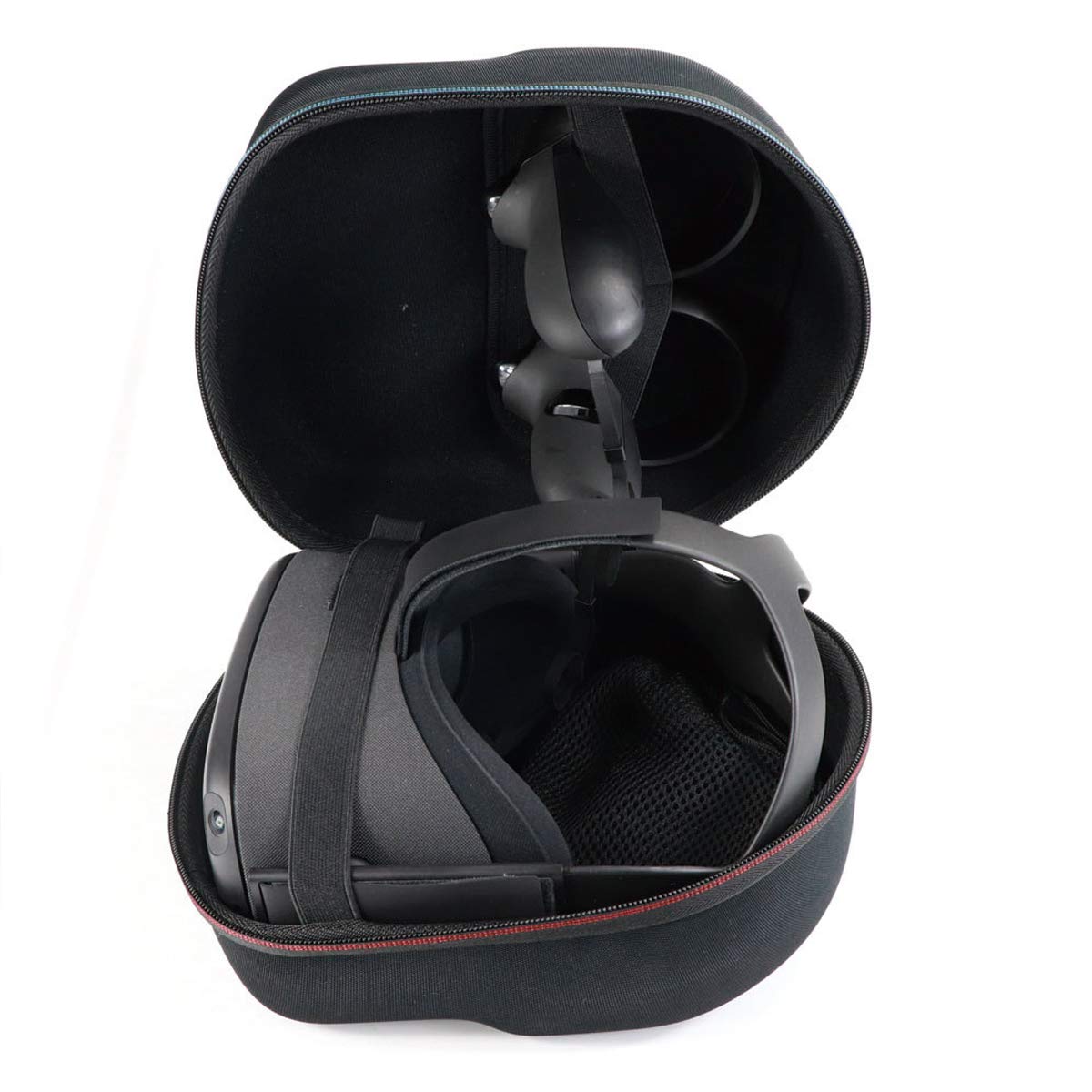 LAMASA Hard Carrying case for Oculus Quest VR Gaming Headset and Quest Controllers Accessories Waterproof Carrying Bag (Black)