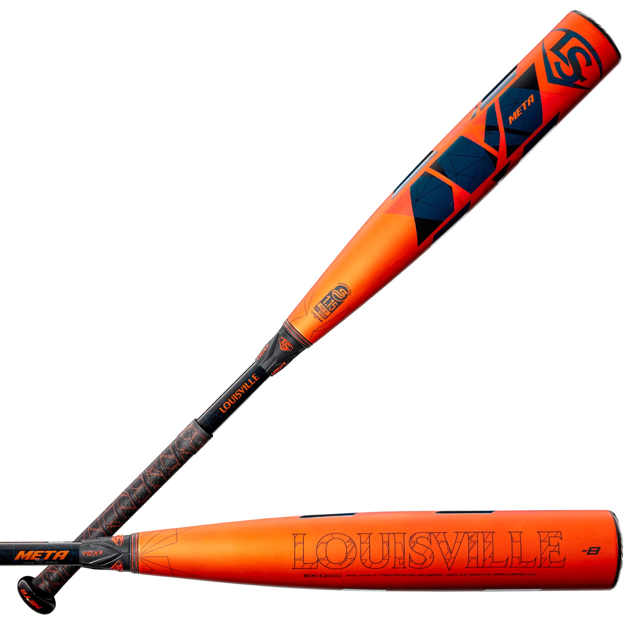 Louisville Slugger 2022 Meta® (-8) USSSA Youth Baseball Bat - 30"/22 oz