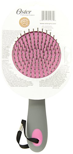 Oster Equine Care Series Mane & Tail Horse Brush, Pink (0-34264-41962-9)