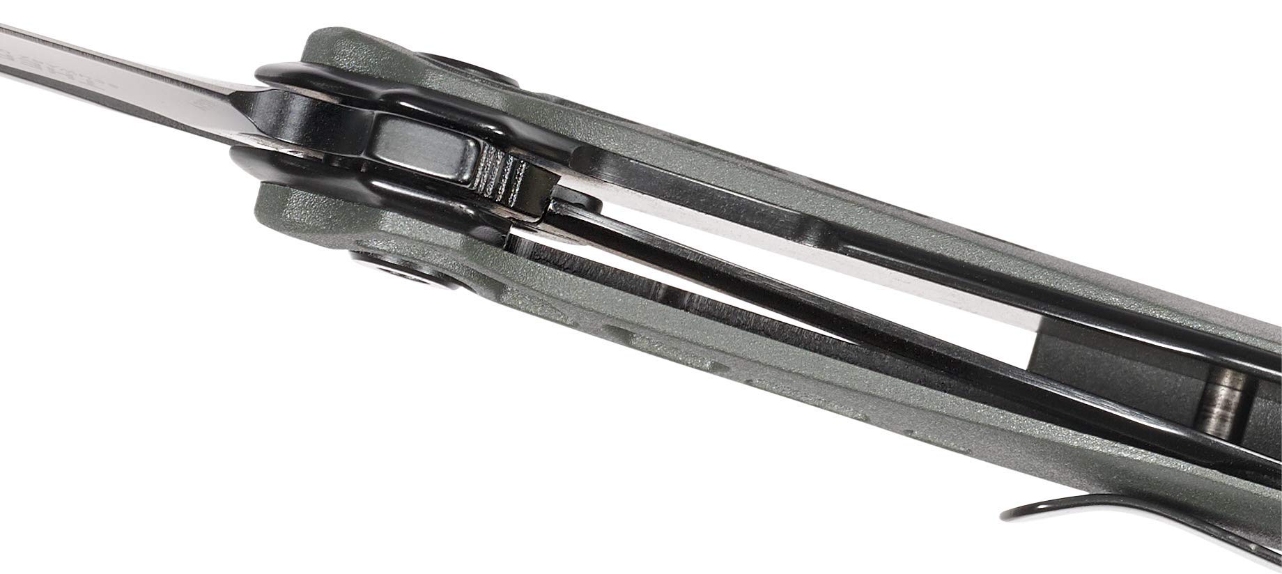 COLUMBIA RIVER KNIFE & TOOL Thero EDC Folding Pocket Knife: Everyday Carry Folder, Plain Edge, Sheepsfoot Blade with Black Oxide Finish, Flipper, Glass Reinforced Nylon and Carbon Fiber Handle 6290