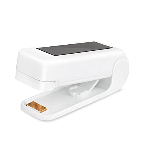 QianHeng Mini Bag Sealer,Portable Plastic Bag sealer,Handheld Mini Heat Sealer for Chip、Snack Fresh Bag、Food Storage, White