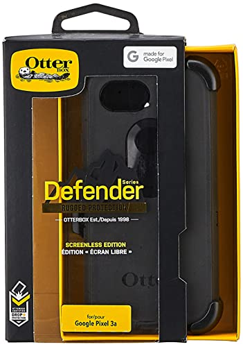 OtterBox Defender Series Case for Google Pixel 3a - Retail Packaging - Black