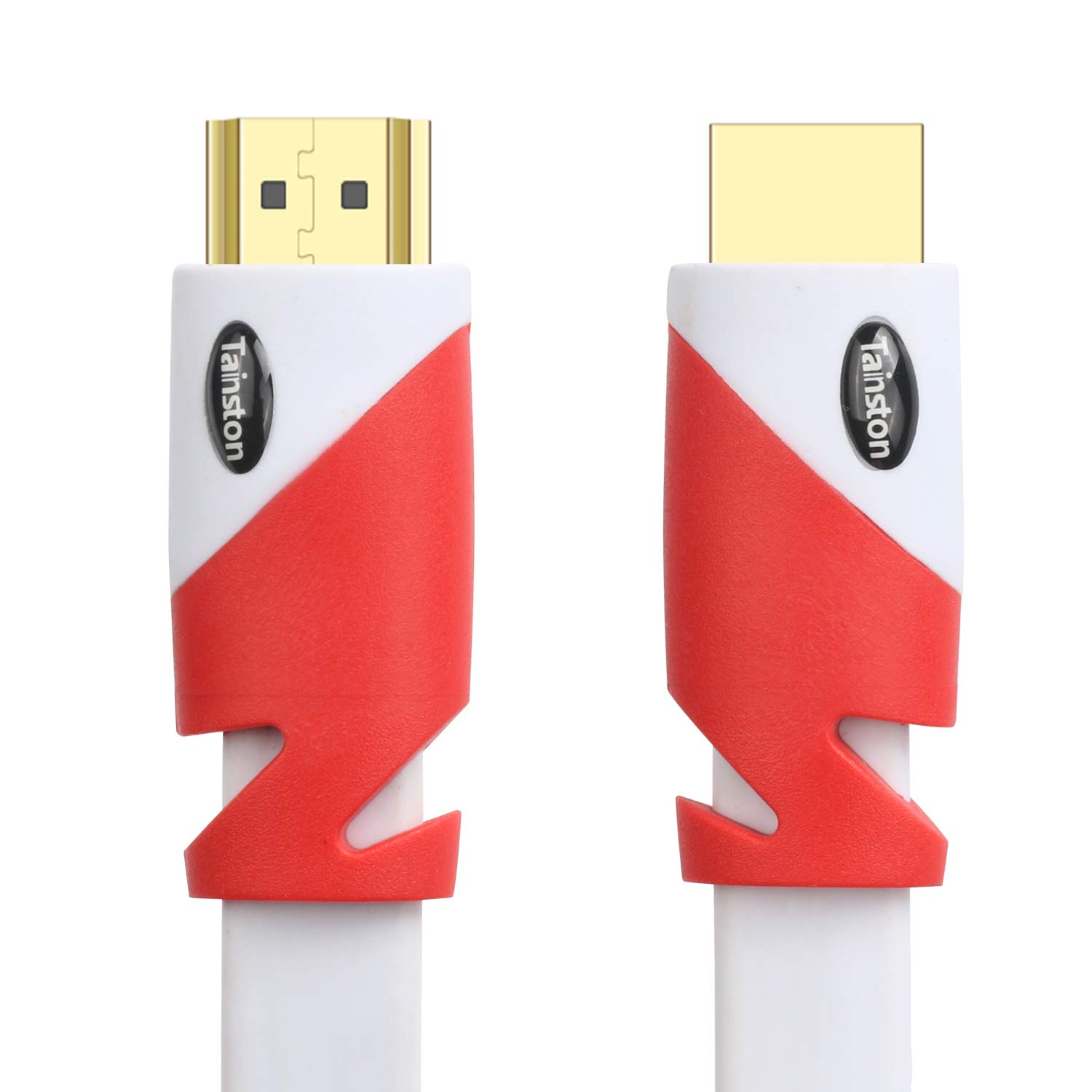 Tainston Flat High Speed HDMI Cable (50 Feet) Support 4K 2160P,3D,1080P,Audio Return Channel