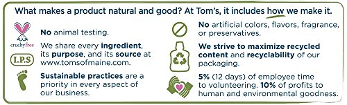 Tom's of Maine Fluoride-Free Antiplaque & Whitening Natural Toothpaste, Fennel, 5.5 oz.