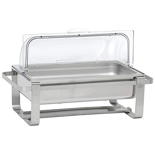 Chafer Cover Full Size Clear Polycarbonate Rolltop- 21" L x 13" W x 7" H