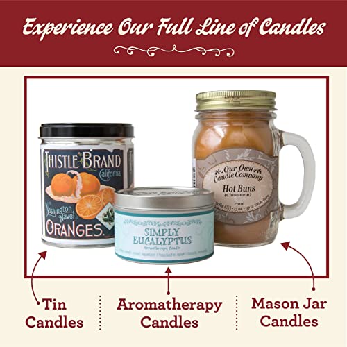 Our Own Candle Company Black Raspberry Vanilla Scented 13 Ounce Mason Jar Candle