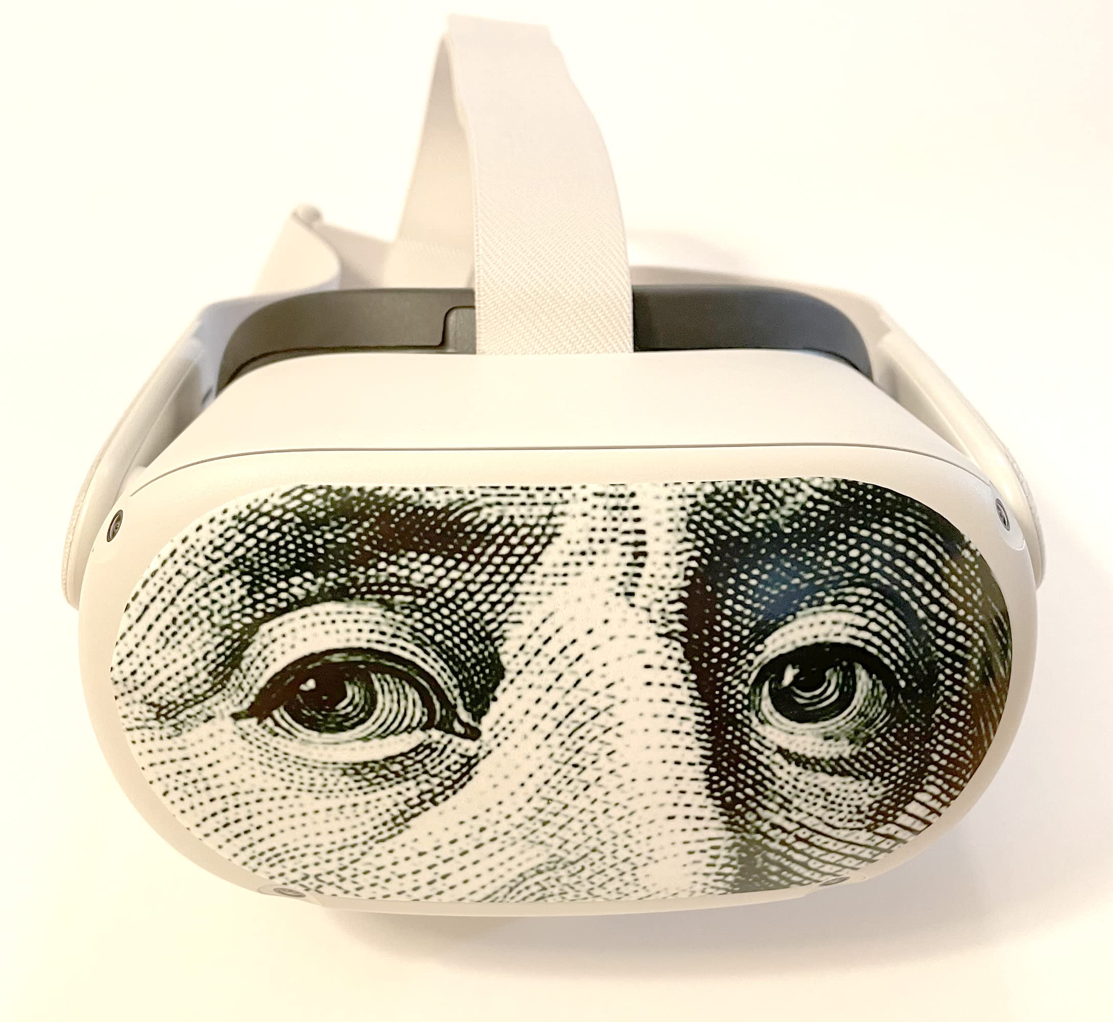 Ben Franklin Decal for Quest 2 VR Headset - Meta/Oculus - Glossy Vinyl Sticker