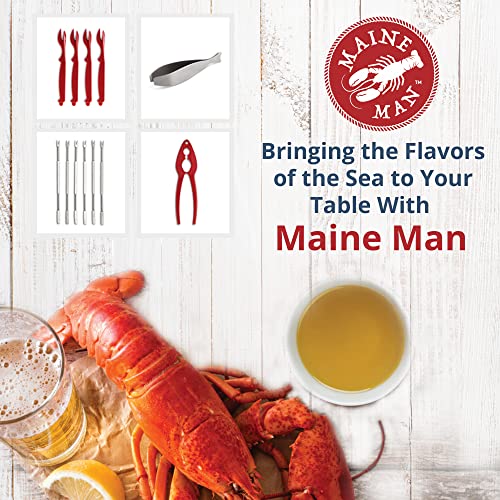 Maine Man Non-Stick Angled Fish Turner Slotted Spatula, Silicone with Stainless Steel Core