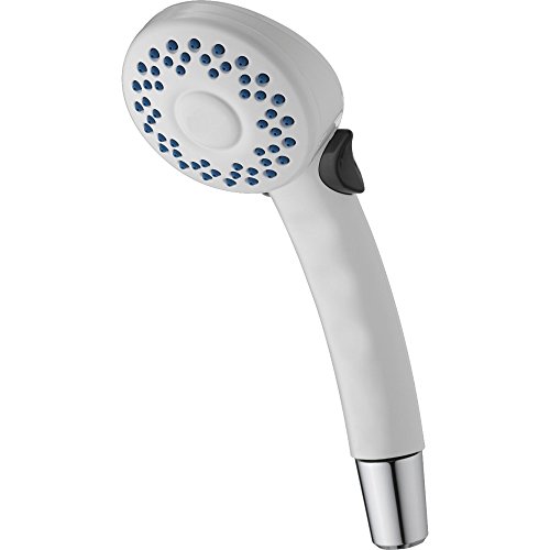 Delta Faucet 2-Spray Touch-Clean Hand Held Shower Head, White 59462-WHB15-BG, 0.5