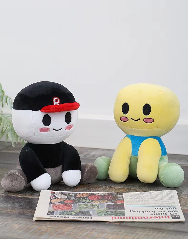 Blox Buddies Plush 7.8 inch blox Buddy Bacon Hair noob Plushie pet x Toys Stuffed Plush Pillow Decoration