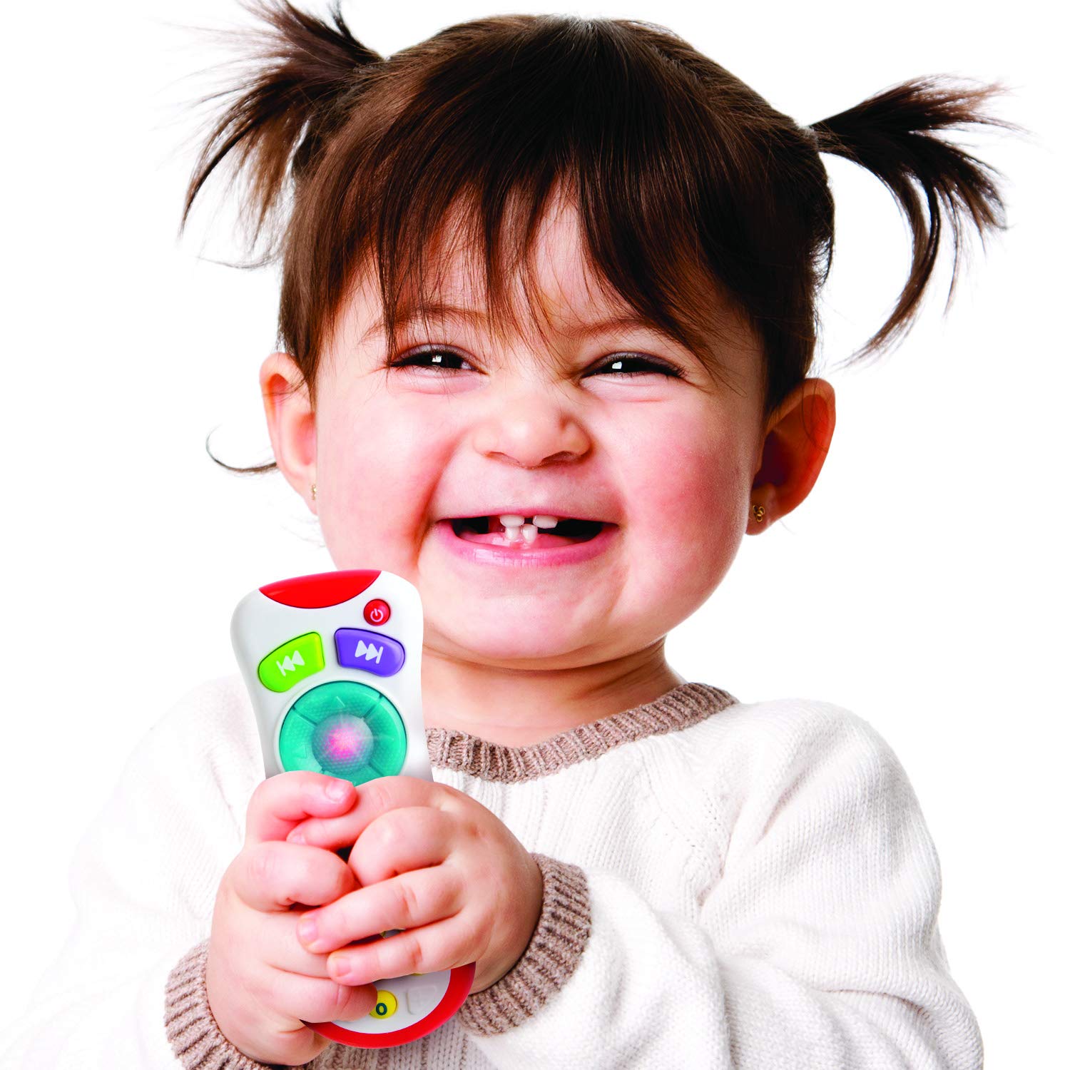 Baby Remote Control Toy for 3 Months & Up - Light Up Toy Remote with Fun Sounds & Music - Perfect Baby Gift